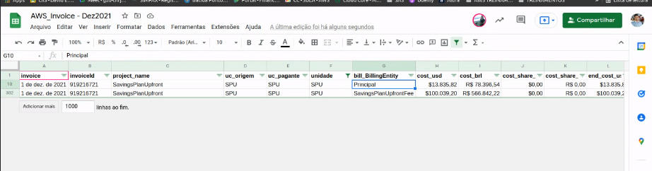 Quire [SAS] Invoice AWS
