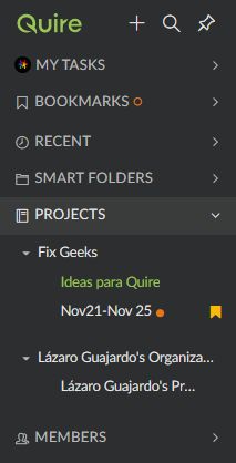 Quire Getting Started with Quire